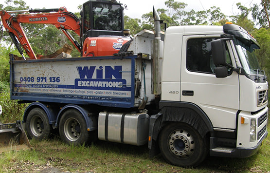 Bobcat, Excavator Hire Northern Beaches, Sydney | WIN Excavations